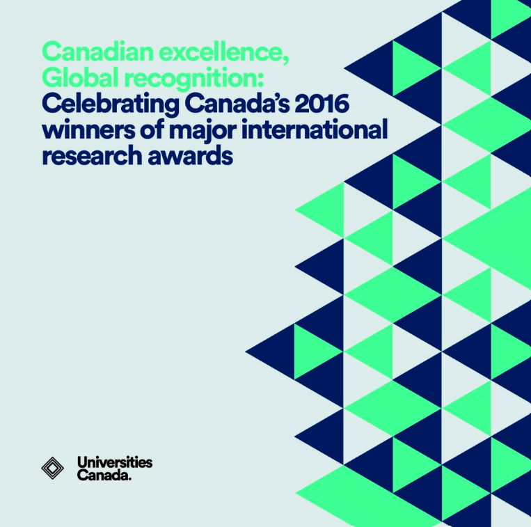 Canadian Excellence, Global Recognition — Canada’s 2016 winners of ...